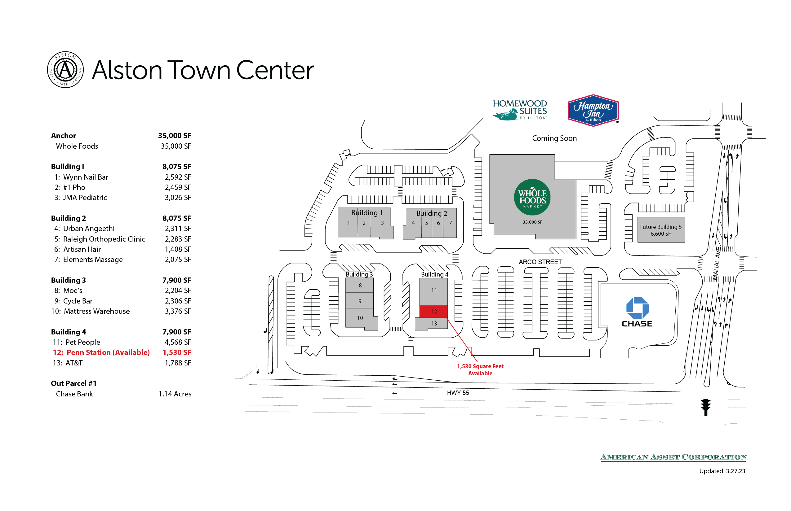 Alston Town Center :: American Asset Corporate
